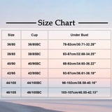 BC Cup Women’s Wireless Bra, Thin Style, Breathable Nylon, Front Buckle ...