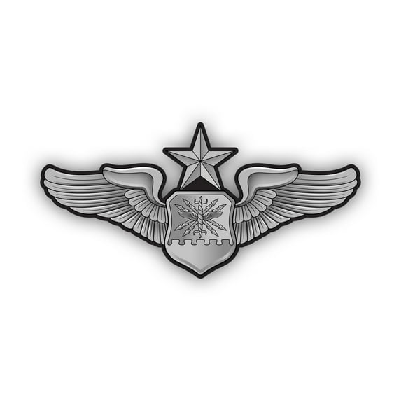 CSO Senior Combat Systems Officer Badge Wings Sticker Decal - Self ...
