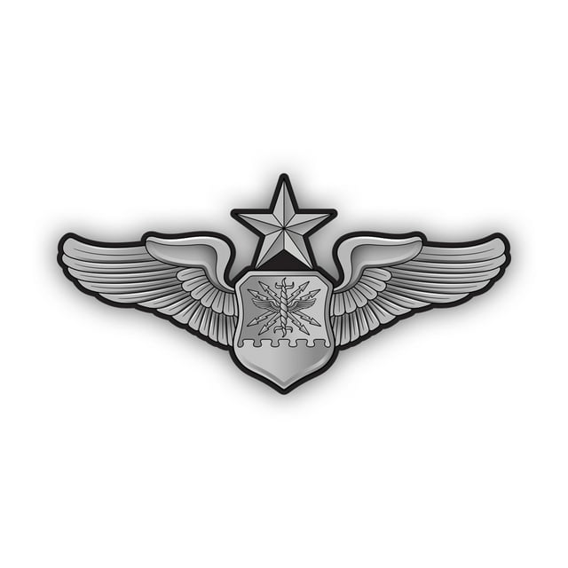 CSO Senior Combat Systems Officer Badge Wings Sticker Decal - Self ...