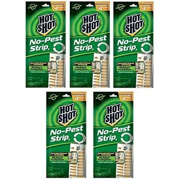 Hot Shot No-Pest Strip 2, Controlled Release Technology Kills Flying ...