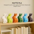 Matte PLA Filament, PLA Matte 3D Printer Filament 1.75mm,Dimensional ...