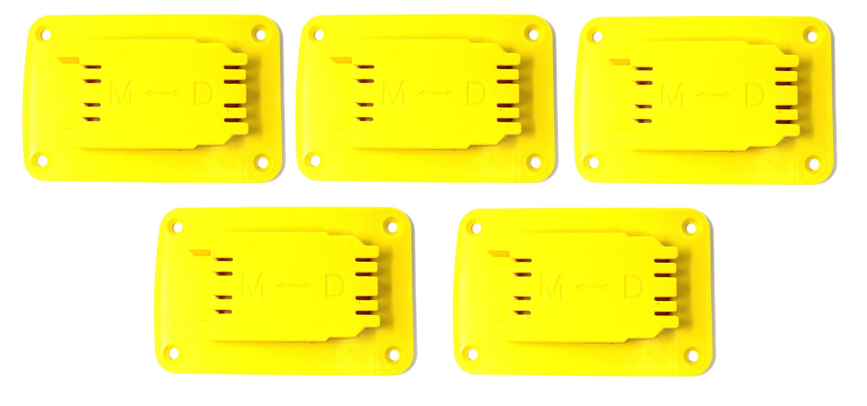Yellow Plastic Power Tool Holder Mount 5 pack - Walmart.com