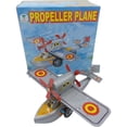 Alexander Taron 7" Silver and Red Wind-Up Vintage Style Sea Plane Adult ...