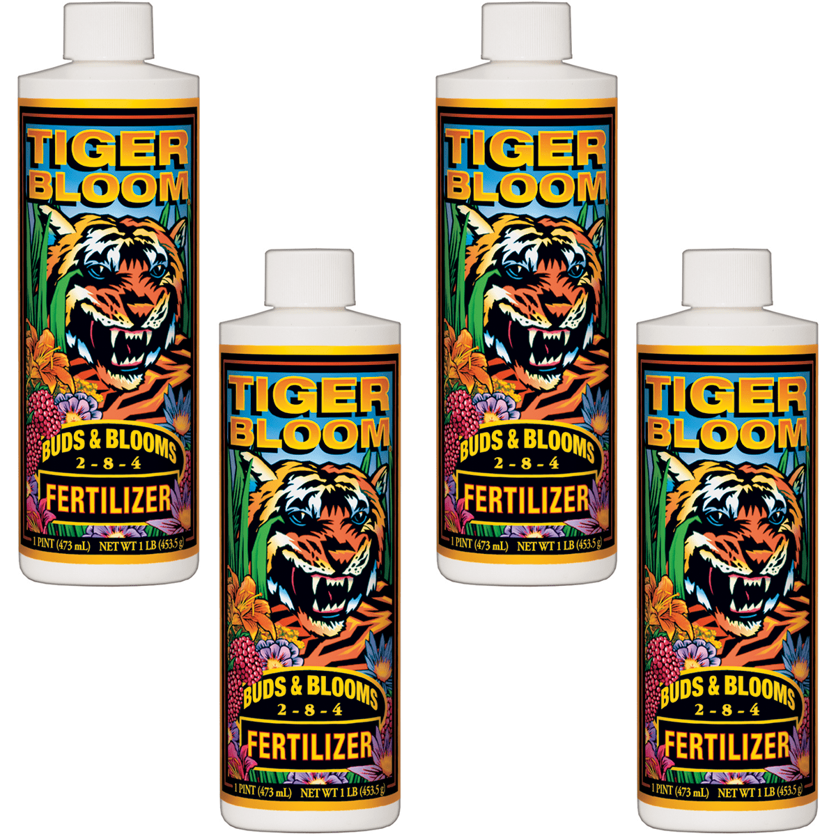 FoxFarm FX14093 Tiger Bloom Liquid Concentrate Plant Fertilizer, 1 Pint ...