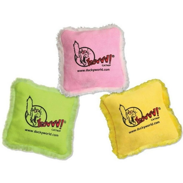 Yeowww! Catnip Pillow Cat Toy, Assorted - Walmart.com - Walmart.com Yeowww! Catnip Pillow Cat Toy, Assorted - Walmart.com - Walmart.com