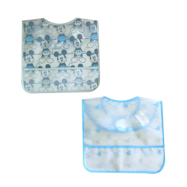Disney Mickey Translucent Peva Bibs, 2 Pk. - Walmart.com