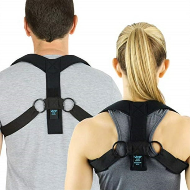 Vive Posture Corrector Brace Back Upper Neck Shoulder Support Men