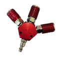 3 Way Air Manifold with Coupler and Plugs Air Splitters Quick ...
