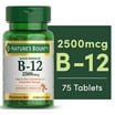 Puritans Pride Vitamin B-12 1000 Mcg, Energy Support, Heart Health, Nervous System Health, 250 ...