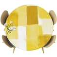 Abstract Geometric Graffiti Square Round Fitted Tablecloth with Elastic ...