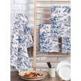 Blue Garden Retro Kitchen Dish Towels for Drying Dishes Set of 4 ...