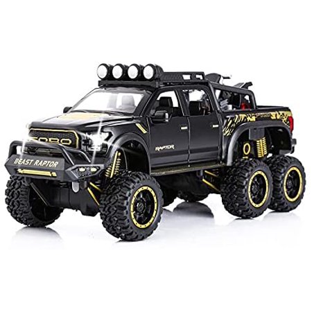 Toy Pickup Trucks for Boys F150 Raptor DieCast Metal Model Car with ...