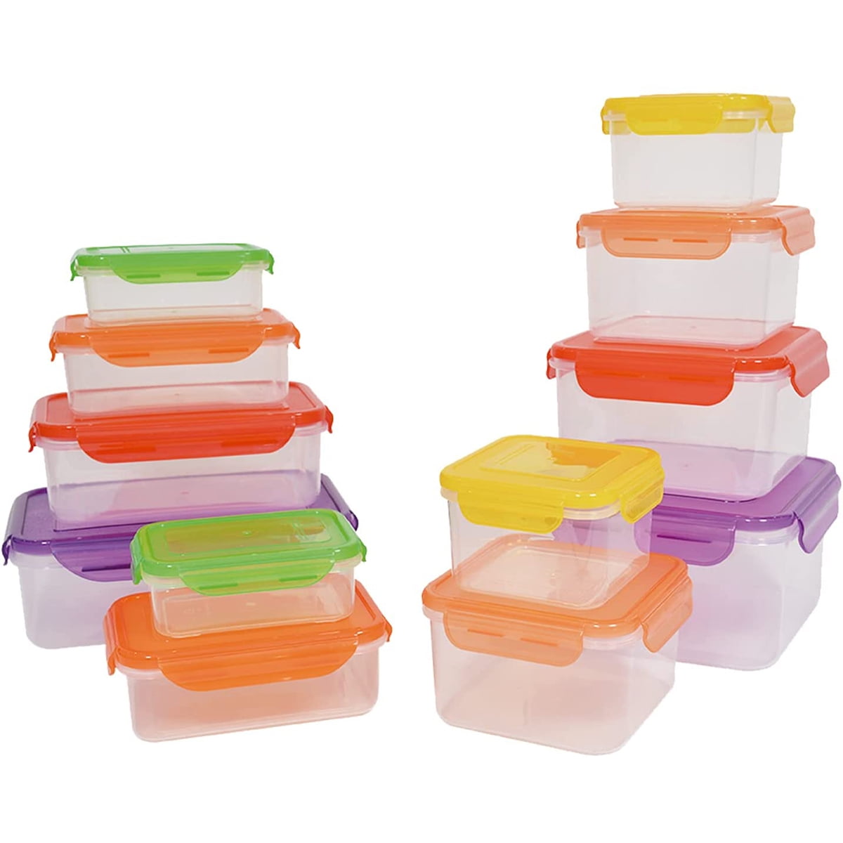 Juego De Contenedores EKCO Herméticos 24 Piezas Multicolor DE ...