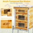 Aivituvin Bee Hive Bee Box 10 Frame Upgrade with All -Around Metal ...