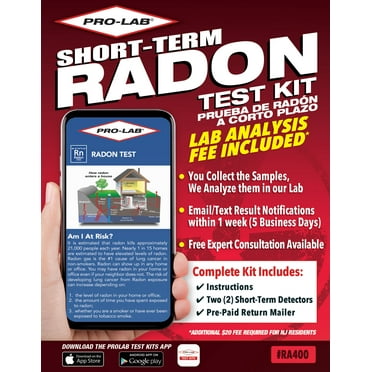 PRO-LAB RA100 Radon Gas Do It Yourself Test Kit - Walmart.com