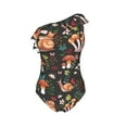 Haiem Mushroom With Snails Women's One Piece Swimsuits Tummy Control ...