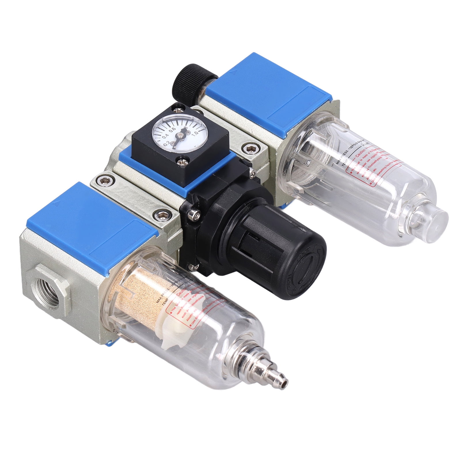 Combo de Lubricador de Regulador de Filtro de Aire Comprimido ANGGREK GC200-06 GC200-08 ...