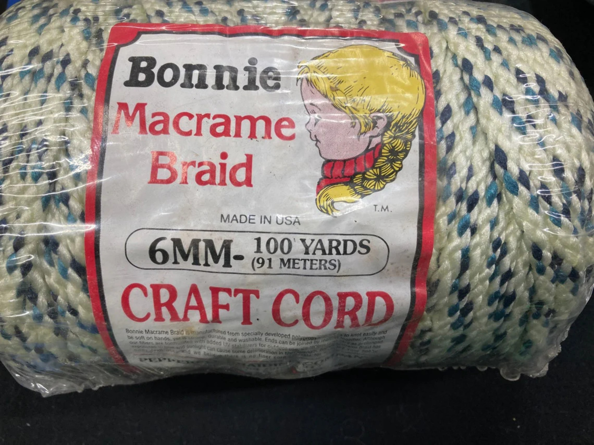 Bonnie Macrame Braid 6mm - 100 yds - Walmart.com