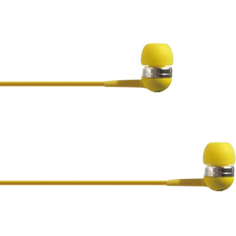 4XEM Ear Bud Headphone Yellow - Walmart.com - Walmart.com