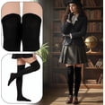 1 Pair Thigh High Socks Women Over the Knee Long Stockings for School ...