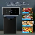 JIEJIA 4.2 Cu Ft Chest Freezer with Digital Control, Energy Efficient ...