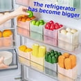 3/6/18PCS Refrigerator Storage Boxes Kitchen Fruit Vegetable Fresh ...