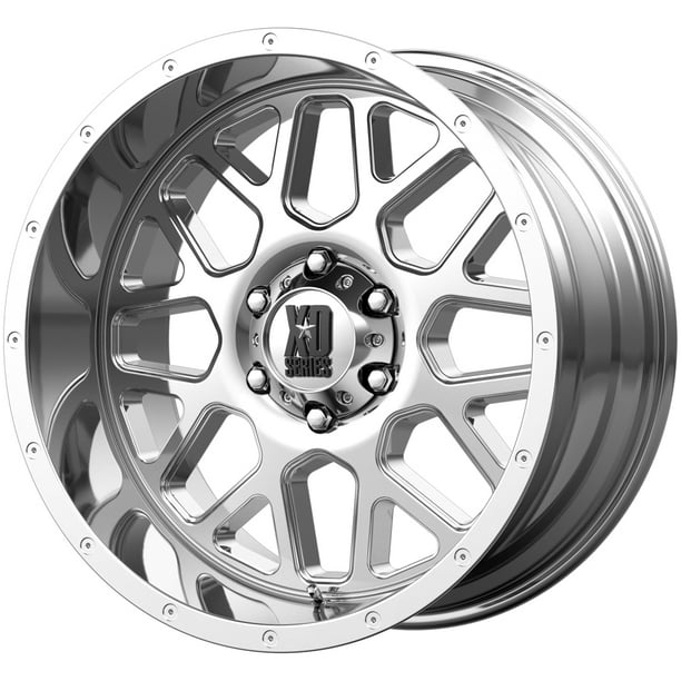 XD Series XD820 Grenade 20x10 6x135 -24mm Chrome Wheel Rim 20" Inch ...