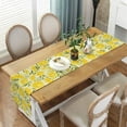 Summer Lemon Table Runner, Seasonal Spring Summer Fruit Kitchen Dining ...