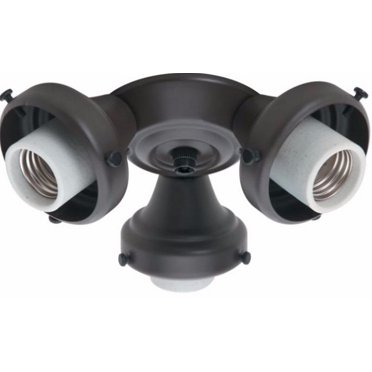 Hunter Fan Company 99135 3 Light Fitter, White - Walmart.com