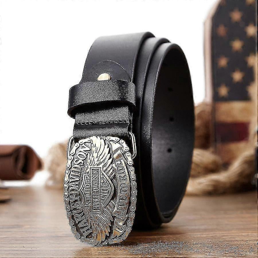 Click here for Vett (Black Harley Buckle-110cm)mens Belt Cowhide... prices