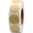 1 Inch Color Coding Dots, Light Brown Kraft Round Stickers, 1000 Pcs ...