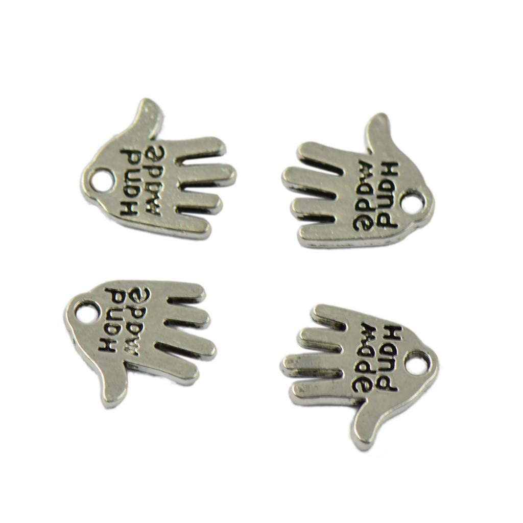 Click here for Tnarru 50pcs Hand Shaped Charms Made Tag Signs Cha... prices
