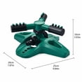 Automatic Lawn Sprinkler, 360 Degree Rotating Circular Garden Sprayer ...
