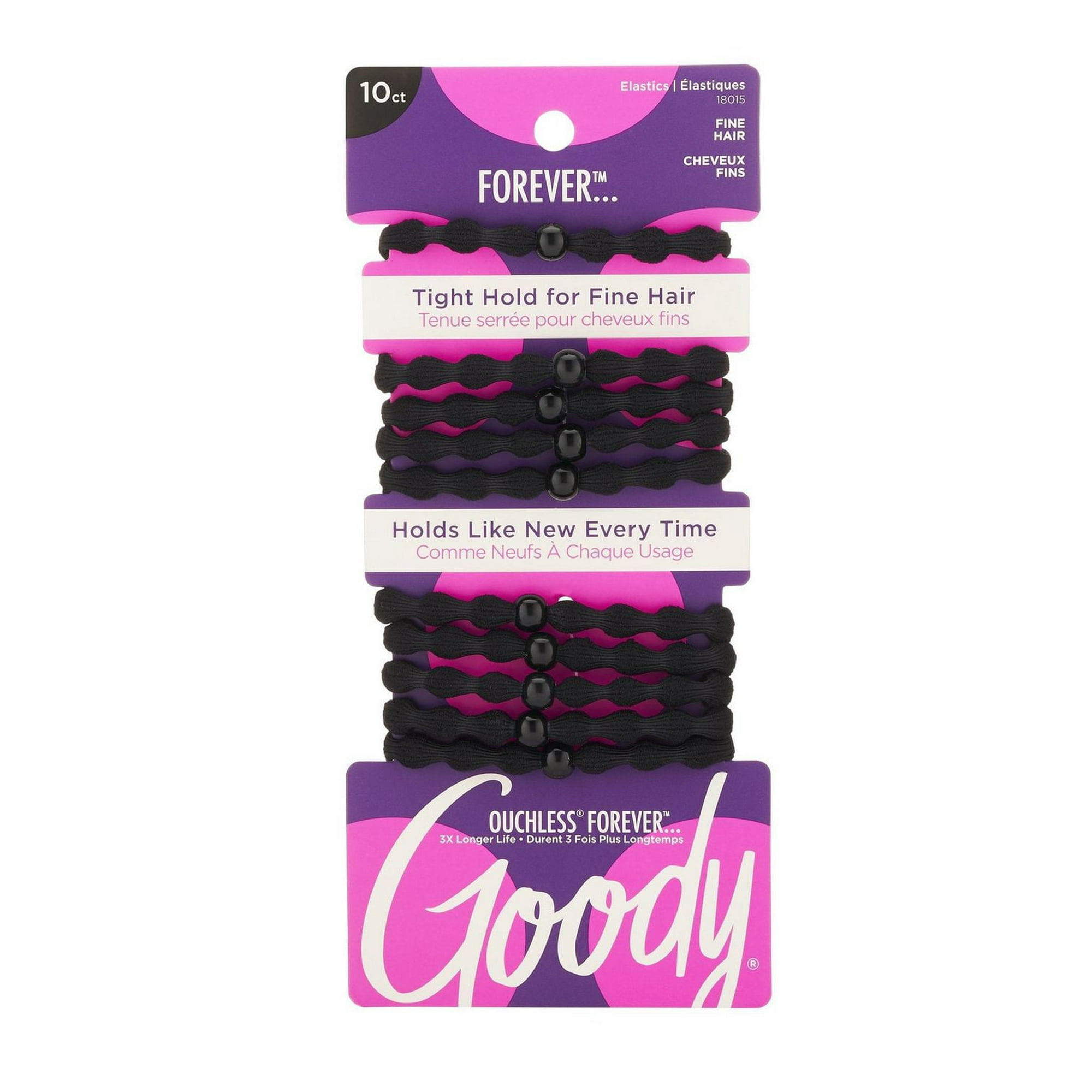 Click here for Goody Ouchless Damage-Free Forever - Black Elastic... prices