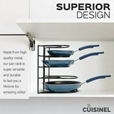 "Cuisinel 5-Tier Pan Organizer Rack, Space-Saving Kitchen Storage for ...