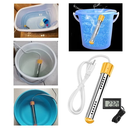 iju7gthy Bathroom Shelves Wall Mounted Immersion Heater 1500W Portable ...