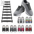 GustaveDesign No Tie Shoelaces for Kids & Adults The Elastic, Silicone ...