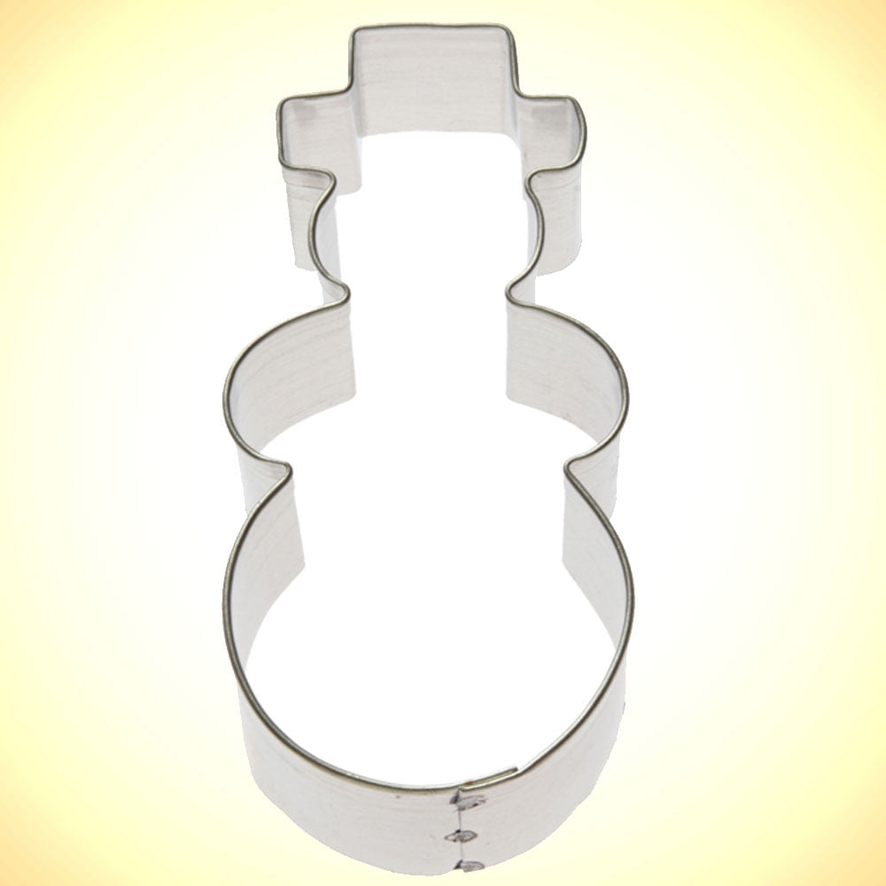 Snowman With Hat Cookie Cutter 3.5 in - Walmart.com - Walmart.com