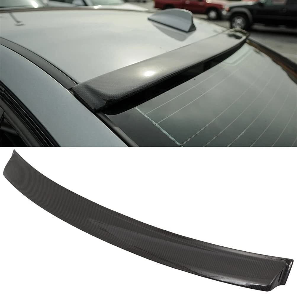 CCIYU Glossy Black Carbon Fiber Spoiler Wing Rear Window Top Roof ...