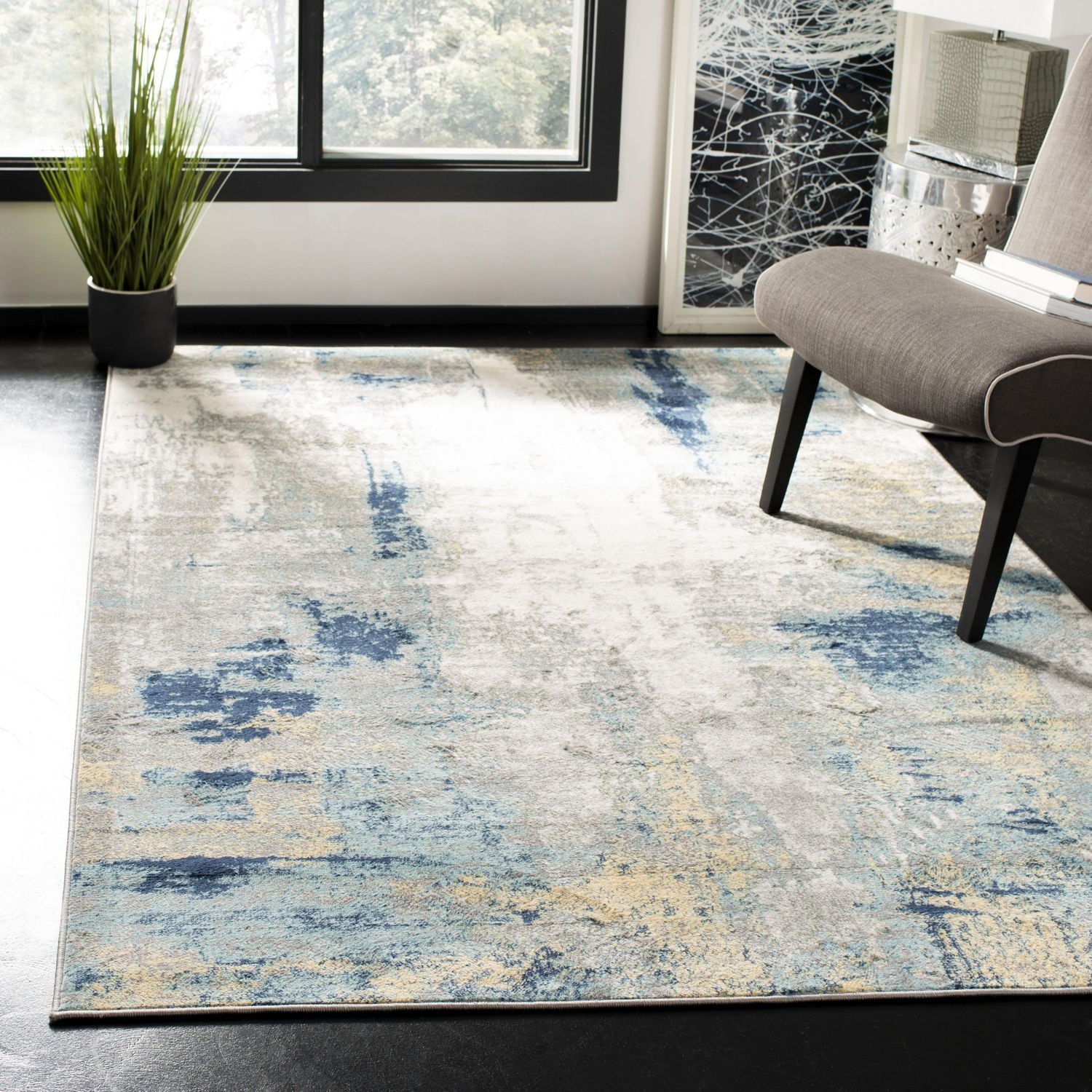 Click here for Safavieh Jasper Alvina Abstract Overdyed Area Rug... prices