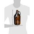 True 2794 64 Oz Amber Howler Growler - Walmart.com