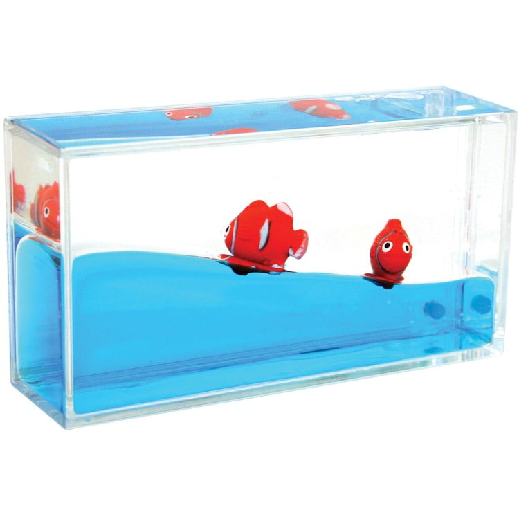 Mini Wave Liquid Paperweight (Tropical Fish) - Walmart.com