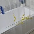 Clear PEVA Shower Curtain Liner, Waterproof Transparent Bathroom ...