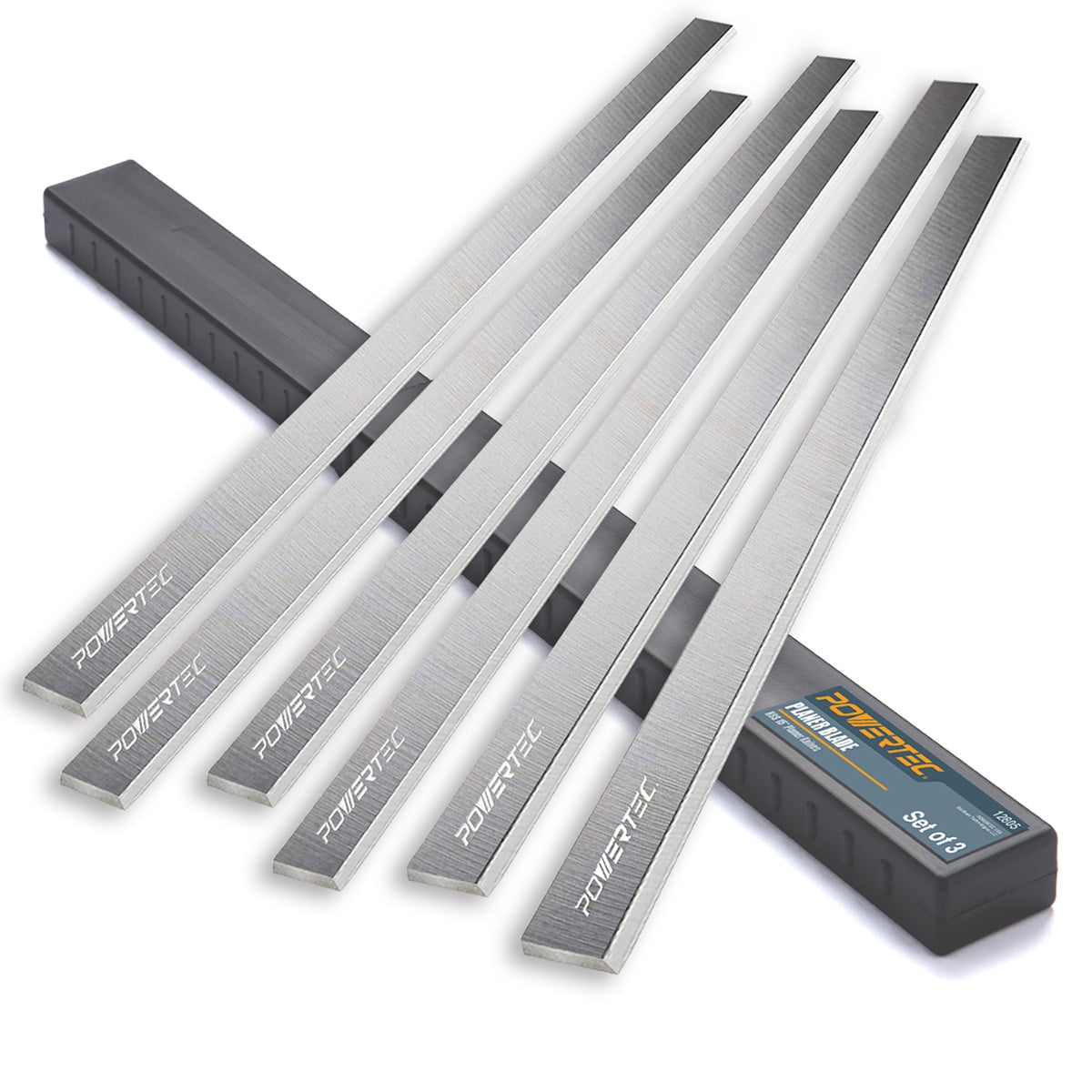 POWERTEC 12805-P2 15 in. x 1 in. x 1/8 in. High Speed Steel Planer ...