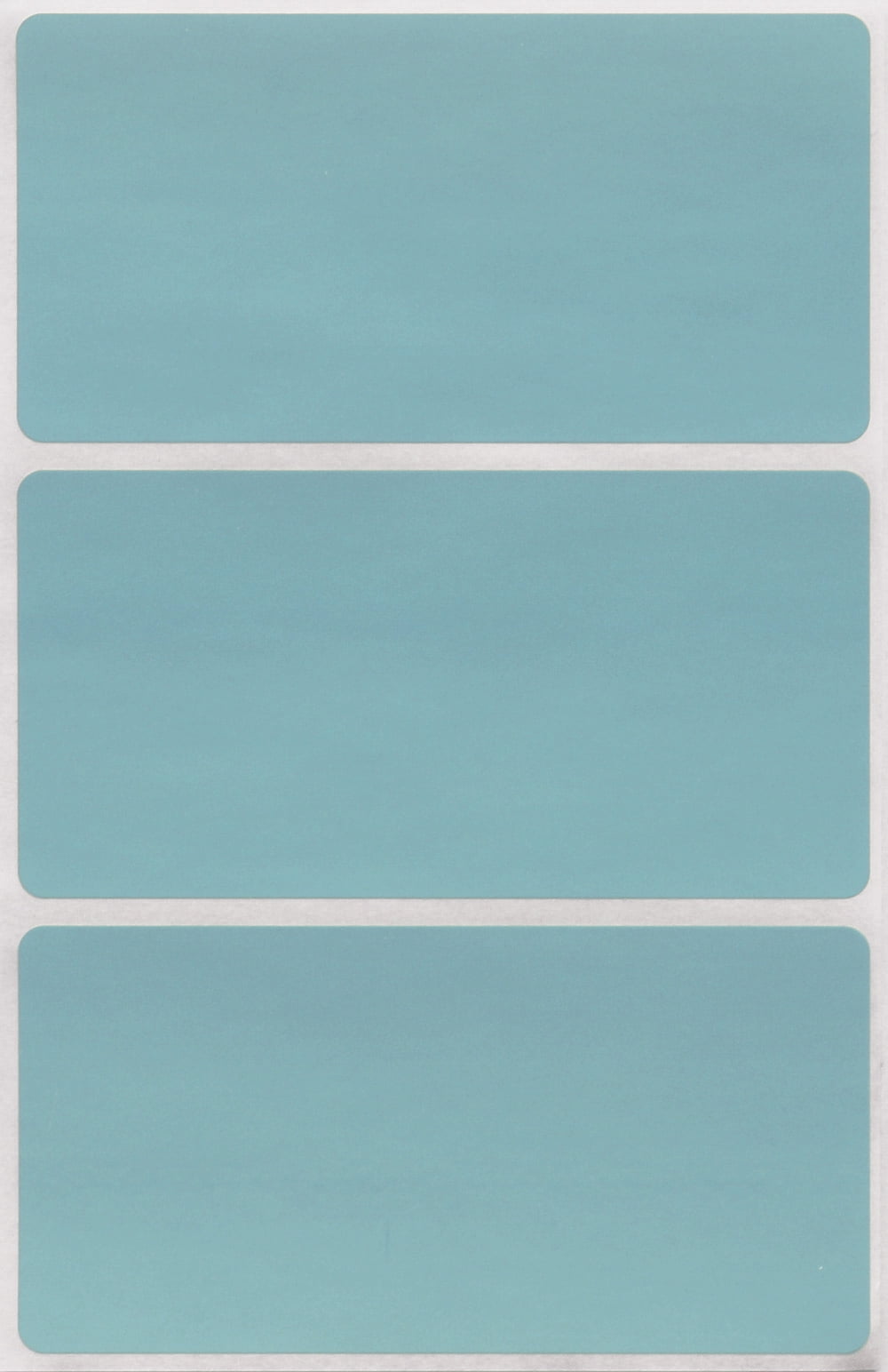 Royal Green Rectangular Name Tag Stickers Color-Coding Labels, 4" x 2 ...