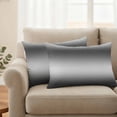 Black White Gradient Watercolor Waterproof Throw Pillow Covers Set of 2 ...