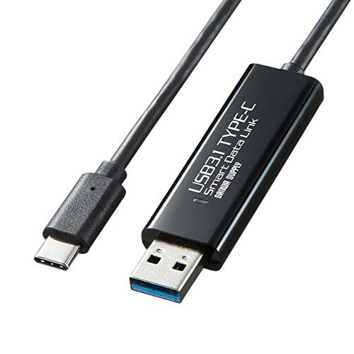 Sanwa Supply USB Link Cable Type C Data Migration Mac/Windows ...