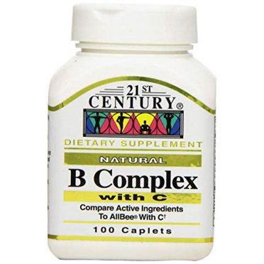21st Century B Complex With C Tablets 100 Each - Walmart.com