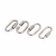 3.5mm Stainless Steel Quick Oval Screw Lock Link Carabiner for Secure ...