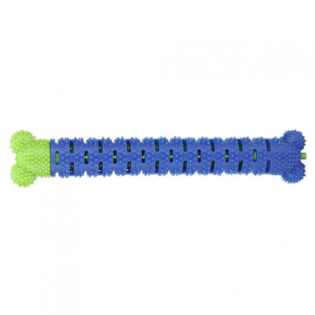 Silicone Blue Green Pet Molar Tooth Cleaner Brushing Stick Cleaning ...